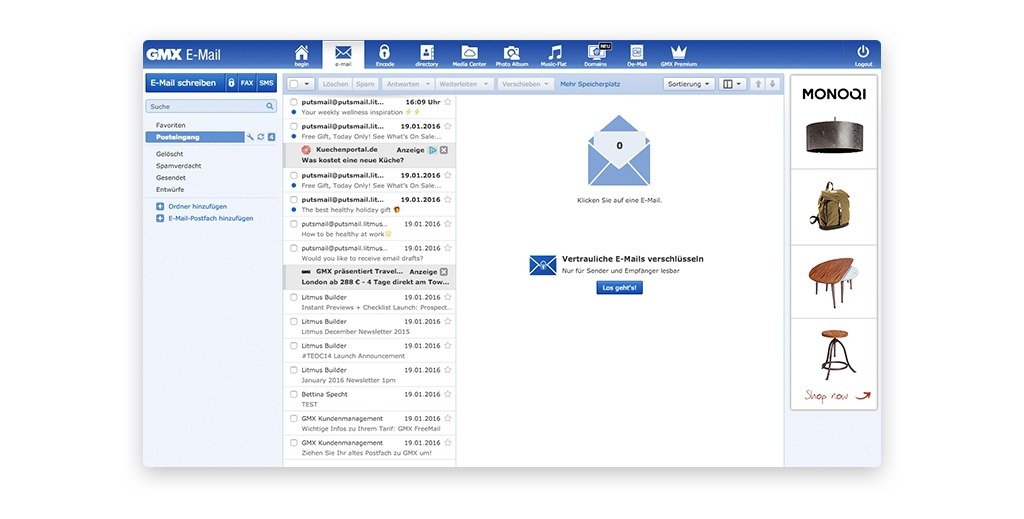 The Best Free Web Based Email | Spike