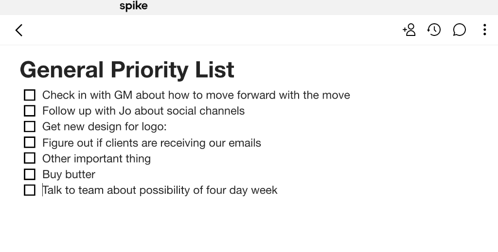How to Create and Manage a Priority List | Spike