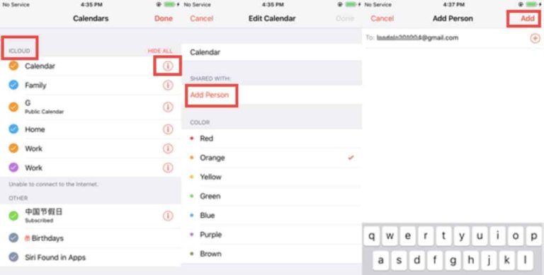 Share Calendars on iPhone - step-by-step guide | Spike